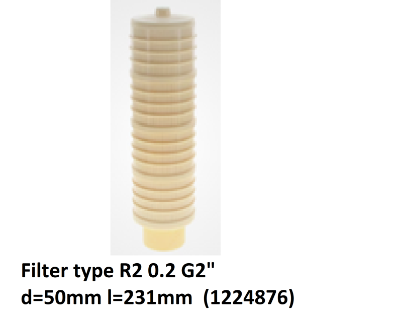 Filter type R2 0.2 G2 d=50mm l=231mm #1224876 - Kirti Enterprises and ...